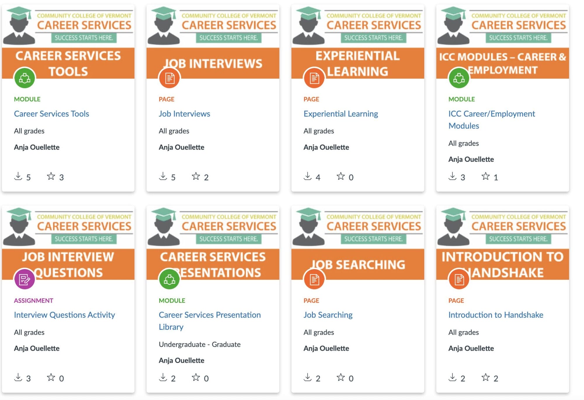 Career Development - Teaching Resources - CCV Faculty Resource Center